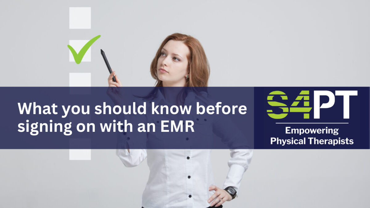 What you should know before signing on with an EMR