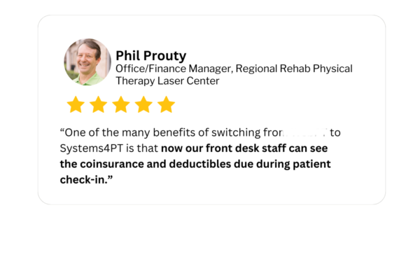Physical Therapy Software for Outpatient Rehab | Systems 4PT